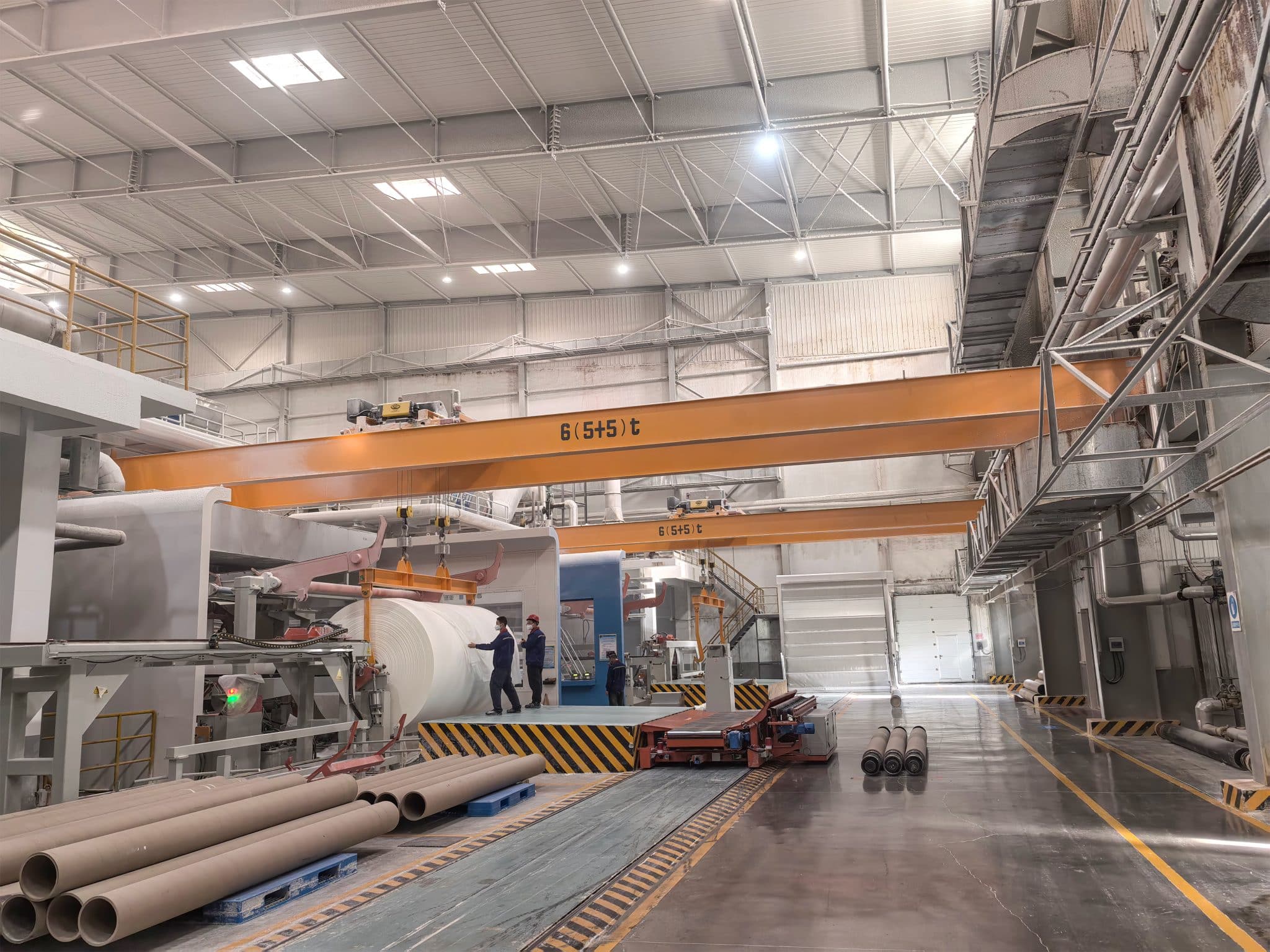 What Is A 6(5+5) Ton Overhead Crane For Paper Mills - Cranes Lifting ...